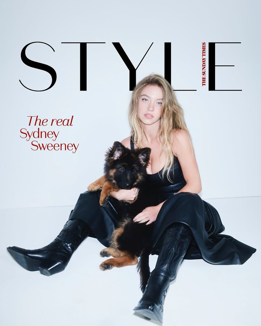 Sydney Sweeney’s Dog Sully Bear Makes His Magazine Cover Debut
